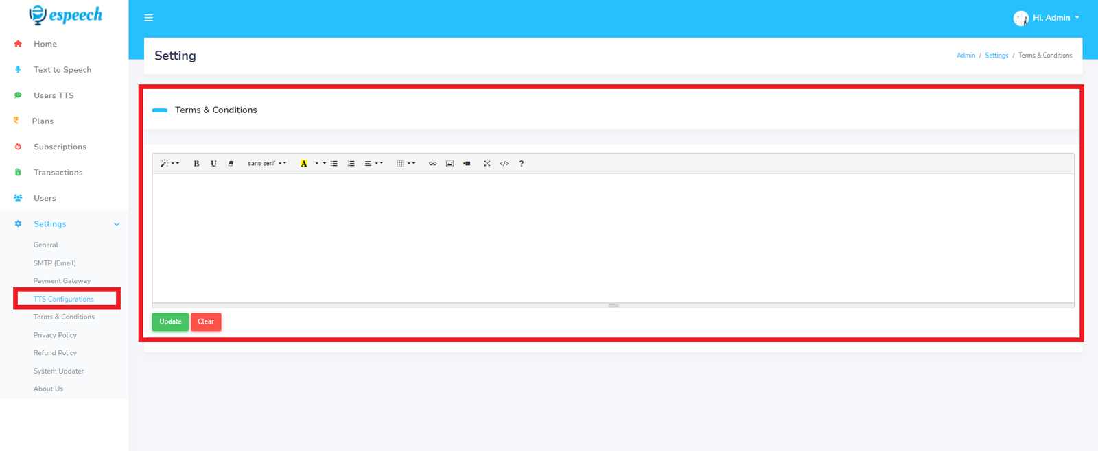 eSpeech Documentation eSpeech Documentation
